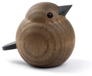 Dřevěný ptáček Baby Sparrow Smoke Stained Oak Novoform