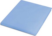 SATÉNOVÉ PROSTĚRADLO 009 200X220 CM MODRÉ