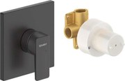 Duravit Manhattan - Sprchová baterie pod omítku, s tělesem, matná černá MH4210007046