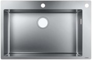 Hansgrohe - Vestavný dřez S712-F660, nerezová ocel 43308800