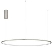 LED lustr Tarquin 100 Stříbrná