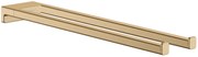 Hansgrohe AddStoris - Držák ručníků dvojitý, délka 45 cm, kartáčovaný bronz 41770140