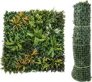 Outsunny umělý břečťanový panel, 1 x 1 m (100 x 100 cm) – panel pro soukromí na balkon a terasu | Aosom