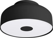 Černé kovové stropní svítidlo ø 30 cm Blacko – Sollux