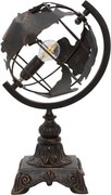 Černá stolní lampa s kovovým stínidlem (výška 40 cm) World Industry – Mauro Ferretti