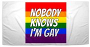 Sablio Ručník Nobody knows I&#039;am gay -