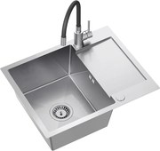 Kuchyňský nerezový dřez QUADRON LUKE 116 + OHEBNÁ BATERIE 60x48x20 cm