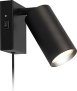 Nástěnná lampa Solight černá WO3002-B