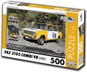 Puzzle retro-auta puzzle č. 29 vaz 2102 combi vb (1981) 500 dílků