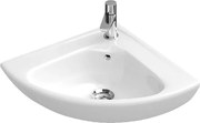 Villeroy & Boch O.novo - Umývátko Compact 42x42 cm, s přepadem, 1 otvor pro baterii, alpská bílá 73274001