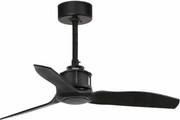 FARO 33424 JUST FAN S černá, stropní ventilátor s DC motorem 81cm - FARO