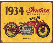 Plechová cedule 1934 Indian 40 cm x 32 cm