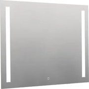 Hranaté zrcadlo 100x70 cm s LED osvětlením, topná fólie, senzor s nastavitelnou teplotou 2700-6500K, IP44 ZIL10070TLEDS