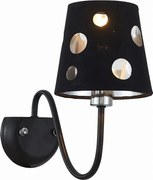 Nástěnné svítidlo Batley 1xE14 60W černá/chrom, nastavitelné, Candellux