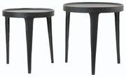 Kulaté odkládací stolky v sadě 2 ks ø 43 cm Tobias – Light & Living