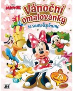 Jiri Models Vánoční omalovánky se samolepkami Minnie