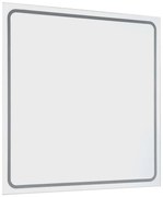 Sapho Gemini II - Zrcadlo s LED osvětlením, 55x55 cm GM055