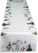Ubrus Skřítci ve sněhu 40 × 140 cm