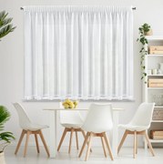 KRÁTKÁ ZÁCLONA NA PÁSCE SUZAN 350X150 CM BÍLÁ