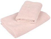 Vesna | Luxusní froté ručník s velurem ARLETTE růžový 50 x 100 cm