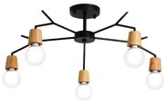 Toolight Skandinávská kovová stropní lampa APP694-5C