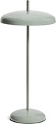 Světle zelená LED stmívatelná stolní lampa s kovovým stínidlem (výška 35 cm) Porte – Kave Home