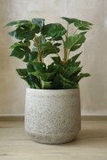 Designový květináč SASSO, vláknocement, 42x38 cm, šedý