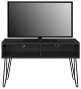 Tmavě šedý TV stolek v dekoru dubu 107x63 cm Owen – Støraa