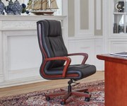 Kožené křeslo Ambassador  černé