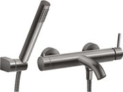 Novaservis - Vanová baterie s příslušenstvím, gun metal BCK11GMROZ2