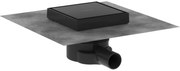 Hansgrohe RainDrain Point - Podlahová vpust, 15x15 cm, matná černá 56249670