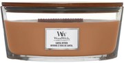 WoodWick Vonná svíčka loď Santal Myrrh, 453 g