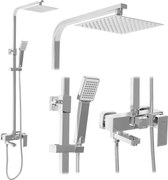 Rea Navaro - sprchový set s vanovou výlevkou, chrom, REA-P0802
