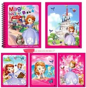Montessori Magic Book vybarvovací knížka - Disney a jiné filmové motivy Varianta: Princezna Sofie 2