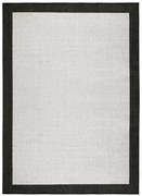 Hanse Home, Kusový koberec Twin-Wendeteppiche 103105 creme schwarz – na ven i na doma, 80x150, černobílá, chodba / předsíň