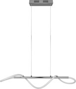 Kovové LED stmívatelné závěsné svítidlo ve stříbrné barvě Argos – Reality