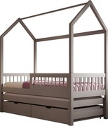 ADRK Furniture Postel Domek Artes II s matrací