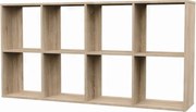 FALCO Regál Manja 2x4 dub sonoma