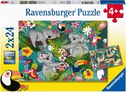 Puzzle ravensburger puzzle 051830 koaly a lenochodi 2x24 dílků