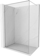 Mexen, Mexen Kioto-XF sprchová stěna s rámem 110 x 202 cm, 10 mm průhledná, chrom - 800-110-104-01-00-X