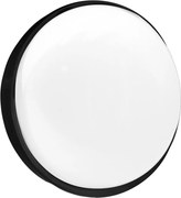 CEN SMRN-161740 SIMPLY LED stropní svítidlo venkovní černé kulaté 16W 4000K 1280lm CB IP65 - CENTURY