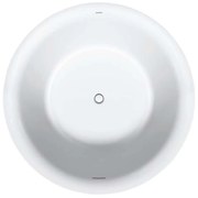Duravit White Tulip - Volně stojící vana, průměr 140 cm, ClickClack, bílá 700470000000000