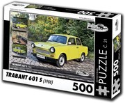 Puzzle retro-auta puzzle č. 31 trabant 601 s (1988) 500 dílků