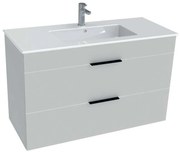 Jika Cube - Skříňka včetně umyvadla, 98x42x62 cm, bílá H4536521763001