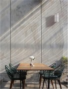 NV 9002850 Venkovní nástěnné svítidlo STONE bílý hliník a akryl E27 1x12W 220-240V IP54 bez žárovky - NOVA LUCE