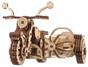 Ugears 3D dřevěné mechanické puzzle Harry Potter Hagridova létající motorka