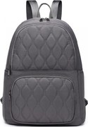 Konofactory Šedý dámský prošívaný batoh do letadla "Missy" - S (25l)