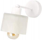 BERGE LED nástěnné svítidlo 1xE27 WHITE CIRCLE