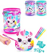 EP Line Airbrush Squish Pals Paint Can set plyšák k vybarvení 3 druhy ofg266