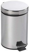 Aqualine Simple Line - Odpadkový koš kulatý 3l, leštěná nerez 27103
